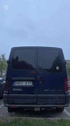 Синий Опель Movano 2003 в Шяуляй, объемом двигателя 1.87 л и пробегом 400 тыс. км за 950 €, фото 4 на AUTOMOTO.COM.LV