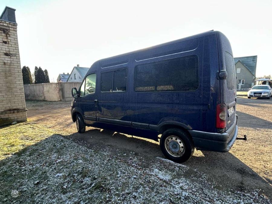 Blue Opel Movano 2006 in Vilkaviskis, with an engine capacity of 2.46 L and mileage of 400 thousand km for 2600 €, photo 3 on AUTOMOTO.COM.LV