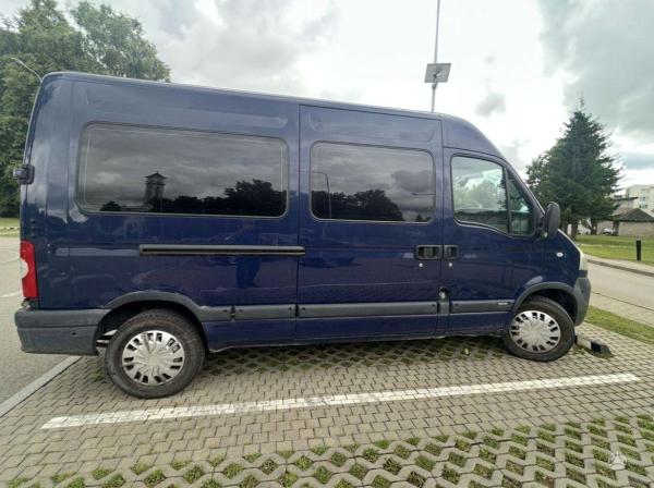 Blue Opel Movano 2006 in Vilkaviskis, with an engine capacity of 2.46 L and mileage of 400 thousand km for 4400 €, photo 1 on AUTOMOTO.COM.LV