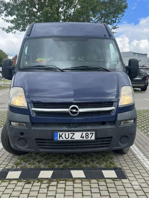 Blue Opel Movano 2006 in Vilkaviskis, with an engine capacity of 2.46 L and mileage of 400 thousand km for 4400 €, photo 2 on AUTOMOTO.COM.LV