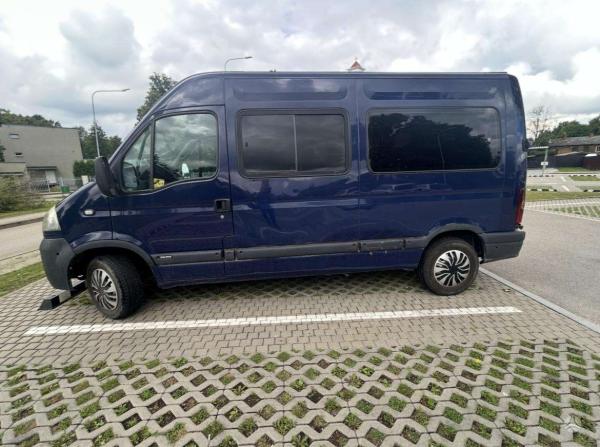 Blue Opel Movano 2006 in Vilkaviskis, with an engine capacity of 2.46 L and mileage of 400 thousand km for 4400 €, photo 3 on AUTOMOTO.COM.LV