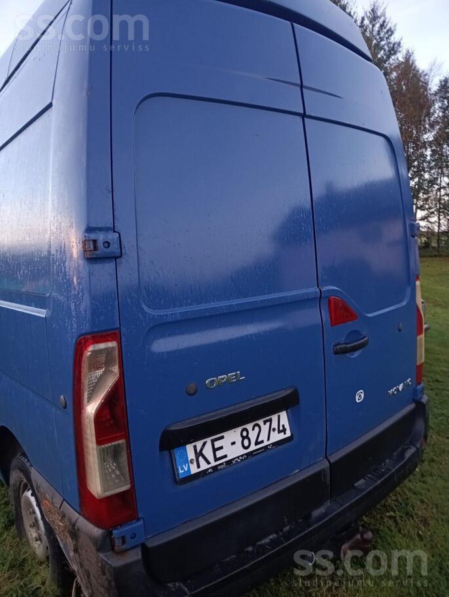 Blue Opel Movano 2011 in Ventspils, with an engine capacity of 2.30 L and mileage of 360 thousand km for 4000 €, photo 3 on AUTOMOTO.COM.LV