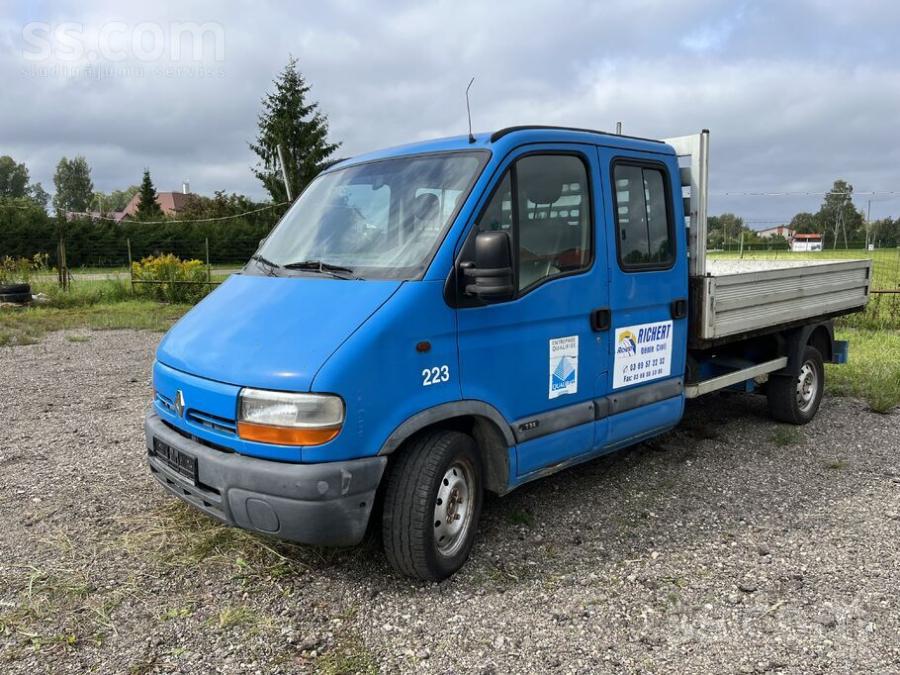 Blue Opel Movano 2001 in Ogre, with an engine capacity of 2.50 L and mileage of 162 thousand km for 2490 €, photo 1 on AUTOMOTO.COM.LV
