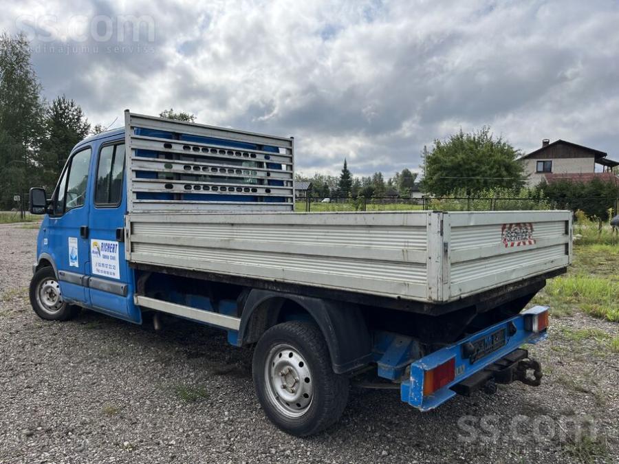 Blue Opel Movano 2001 in Ogre, with an engine capacity of 2.50 L and mileage of 162 thousand km for 2490 €, photo 5 on AUTOMOTO.COM.LV