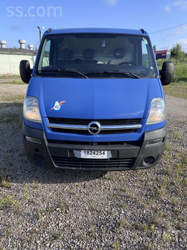 Blue Opel Movano 2004 in Rezekne, with an engine capacity of 2.50 L and mileage of 244 thousand km for 9800 €, photo 1 on AUTOMOTO.COM.LV