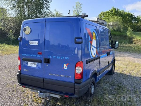 Blue Opel Movano 2004 in Rezekne, with an engine capacity of 2.50 L and mileage of 244 thousand km for 9800 €, photo 2 on AUTOMOTO.COM.LV