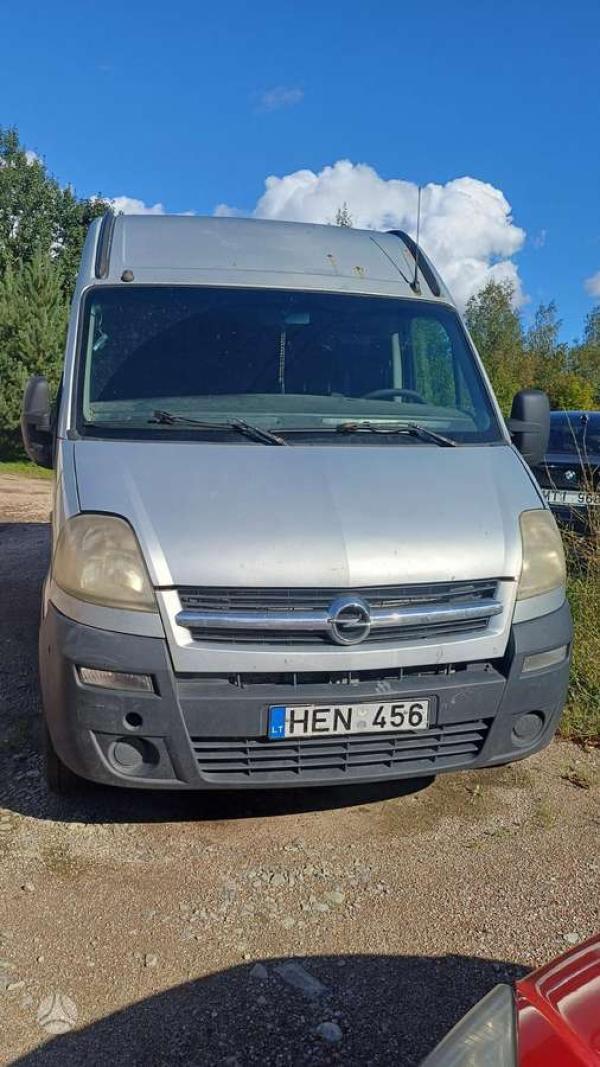 Grey Opel Movano 2007 in Klaipeda, with an engine capacity of 3.00 L and mileage of 400 thousand km for 950 €, photo 1 on AUTOMOTO.COM.LV