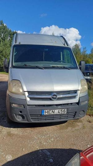 Pelēks Opel Movano 2007 Klaipėda, ar dzinēja tilpumu 3.00 L un nobraukumu 400 tūkst. km par 950 €, foto  vietnē AUTOMOTO.COM.LV