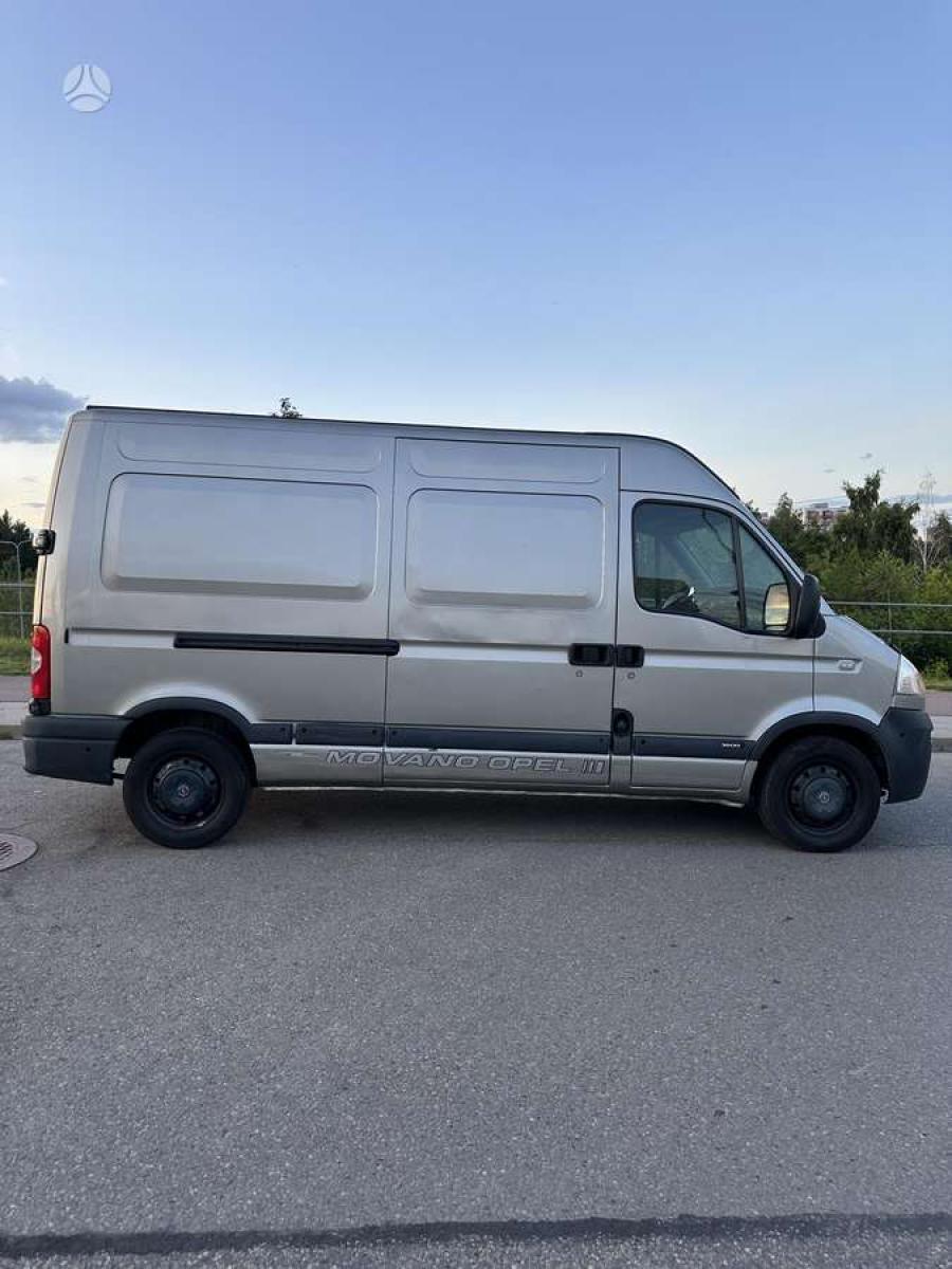 Grey Opel Movano 2008 in Vilnius, with an engine capacity of 0.00 L and mileage of 409 thousand km for 4150 €, photo 8 on AUTOMOTO.COM.LV