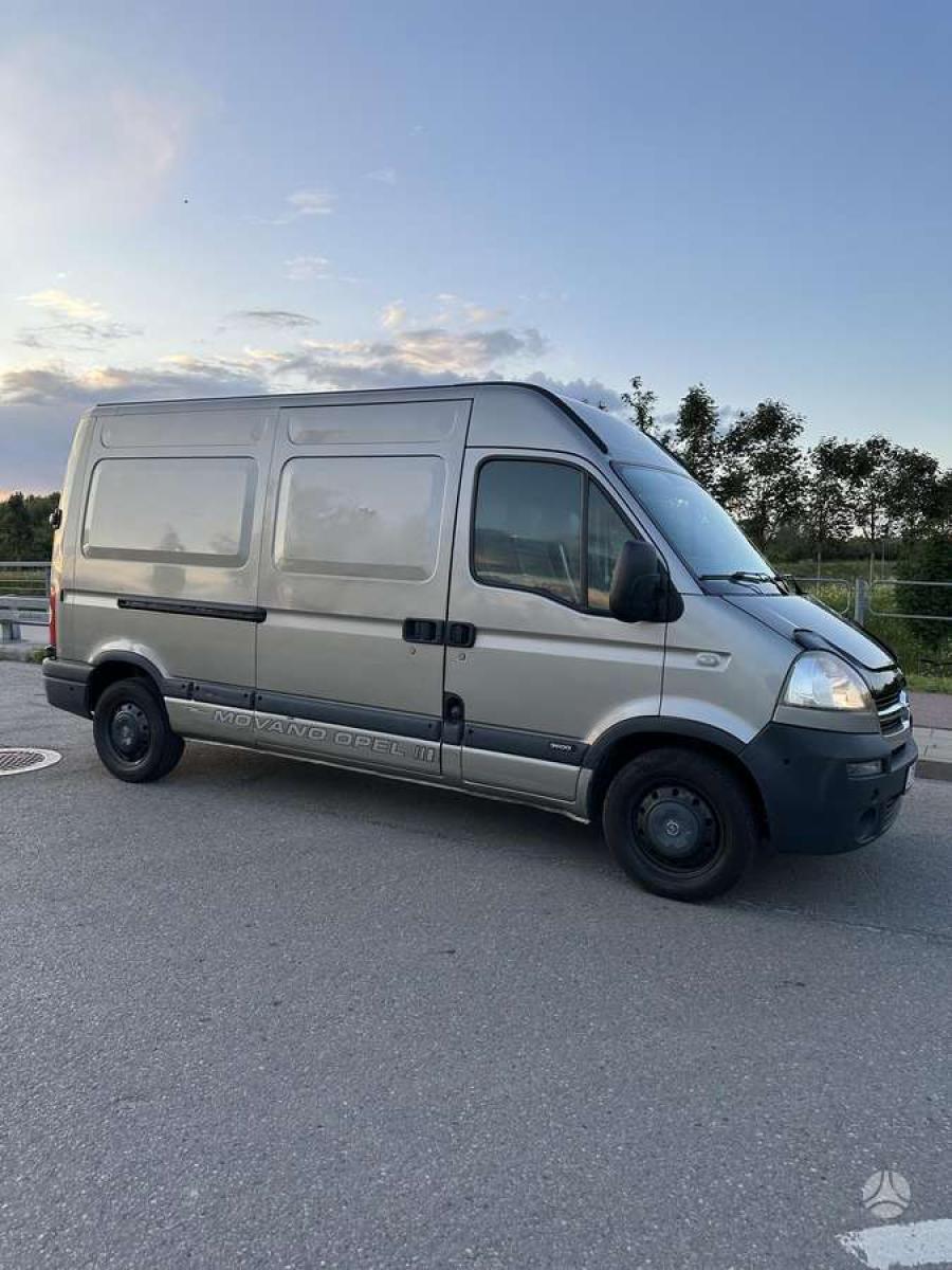 Grey Opel Movano 2008 in Vilnius, with an engine capacity of 0.00 L and mileage of 409 thousand km for 4150 €, photo 9 on AUTOMOTO.COM.LV