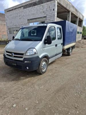 Grey Opel Movano 2009 in Klaipeda, with an engine capacity of 2.50 L and mileage of 275 thousand km for 2900 €, photo  on AUTOMOTO.COM.LV