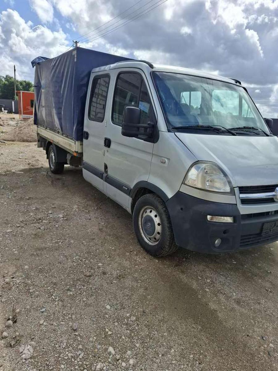 Grey Opel Movano 2009 in Klaipeda, with an engine capacity of 2.50 L and mileage of 275 thousand km for 2900 €, photo 4 on AUTOMOTO.COM.LV