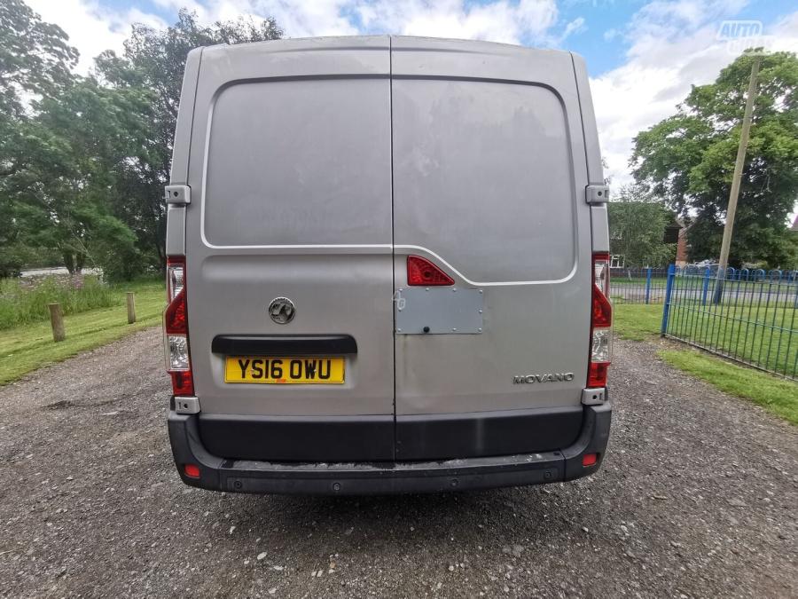 Grey Opel Movano 2016 in Vilnius, with an engine capacity of 2.30 L and mileage of 191 thousand km for 2950 €, photo 8 on AUTOMOTO.COM.LV