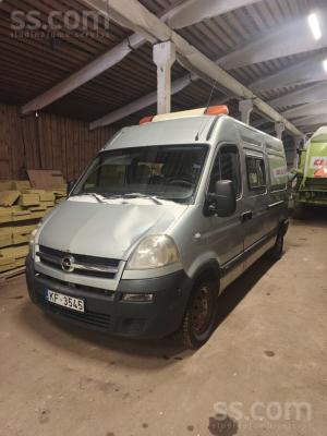 Pelēks Opel Movano 2009 Bauska, ar dzinēja tilpumu 2.50 L un nobraukumu 400 tūkst. km par 3000 €, foto  vietnē AUTOMOTO.COM.LV