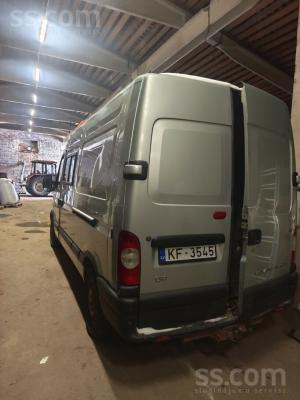 Pelēks Opel Movano 2009 Bauska, ar dzinēja tilpumu 2.50 L un nobraukumu 400 tūkst. km par 3000 €, foto 4 vietnē AUTOMOTO.COM.LV