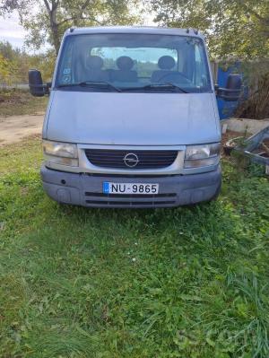 Pelēks Opel Movano 2003 Krāslava, ar dzinēja tilpumu 2.50 L un nobraukumu 137 tūkst. km par 4300 €, foto  vietnē AUTOMOTO.COM.LV