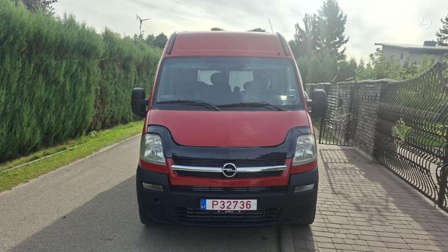 Red Opel Movano 2006 in Kaunas, with an engine capacity of 2.20 L and mileage of 350 thousand km for 4600 €, photo 4 on AUTOMOTO.COM.LV