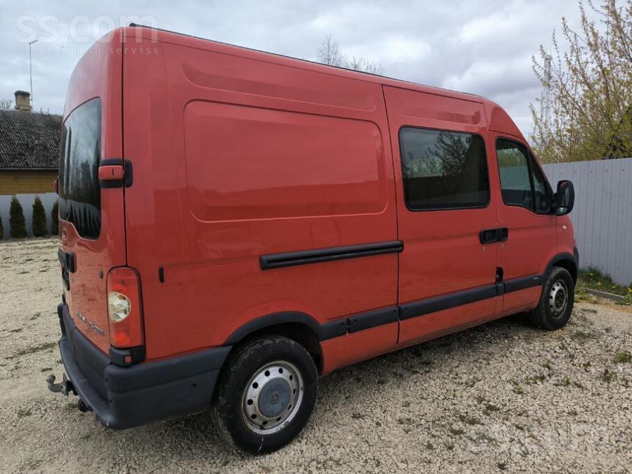Красный Опель Movano 2006 в Лудза, объемом двигателя 2.50 л и пробегом 223 тыс. км за 5700 €, фото 7 на AUTOMOTO.COM.LV