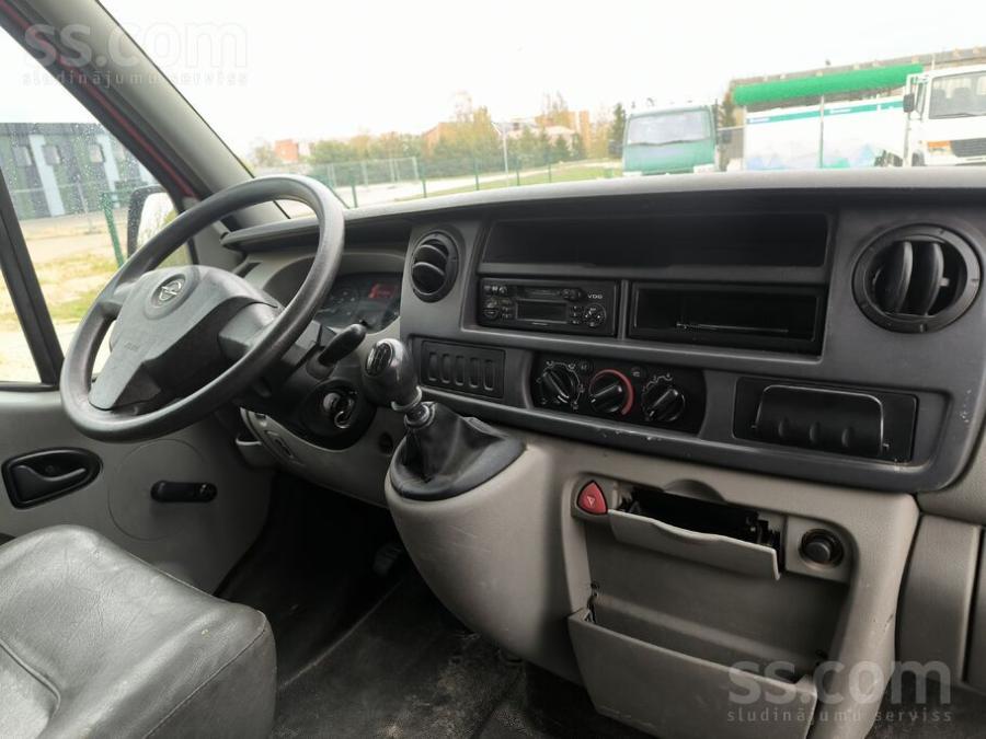 Красный Опель Movano 2006 в Лудза, объемом двигателя 2.50 л и пробегом 223 тыс. км за 5700 €, фото 12 на AUTOMOTO.COM.LV