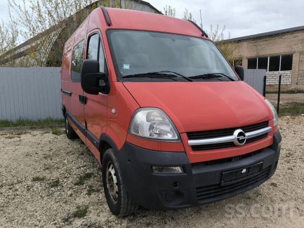 Красный Опель Movano 2006 в Лудза, объемом двигателя 2.50 л и пробегом 223 тыс. км за 4950 €, фото 3 на AUTOMOTO.COM.LV