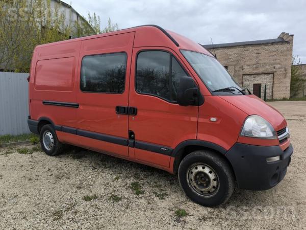 Красный Опель Movano 2006 в Лудза, объемом двигателя 2.50 л и пробегом 223 тыс. км за 4950 €, фото 4 на AUTOMOTO.COM.LV