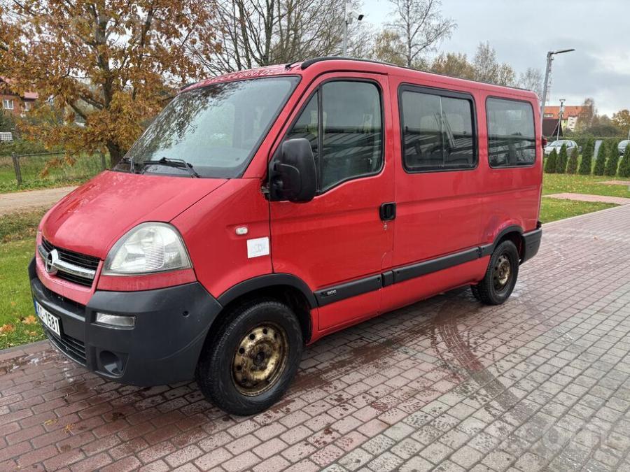 Красный Опель Movano 2008 в Цесис, объемом двигателя 2.50 л и пробегом 353 тыс. км за 3650 €, фото 3 на AUTOMOTO.COM.LV