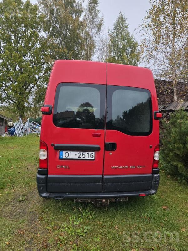 Sarkans Opel Movano 2010 Ventspils, ar dzinēja tilpumu 2.50 L un nobraukumu 572 tūkst. km par 1500 €, foto 8 vietnē AUTOMOTO.COM.LV