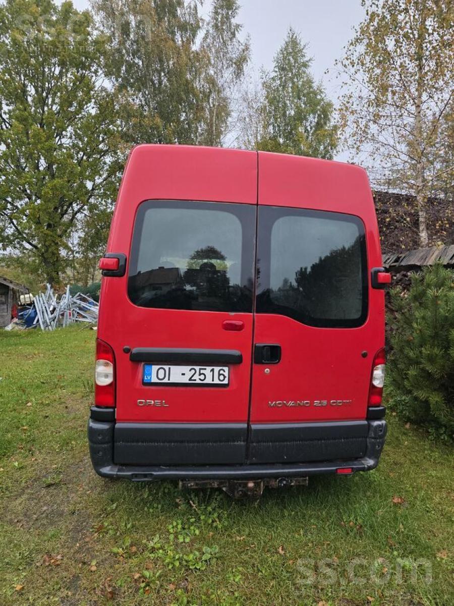 Sarkans Opel Movano 2010 Ventspils, ar dzinēja tilpumu 2.50 L un nobraukumu 572 tūkst. km par 1500 €, foto 8 vietnē AUTOMOTO.COM.LV