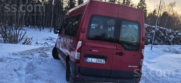 Sarkans Opel Movano 2012 Jelgava, ar dzinēja tilpumu 2.30 L un nobraukumu 234 tūkst. km par 10600 €, foto 3 vietnē AUTOMOTO.COM.LV