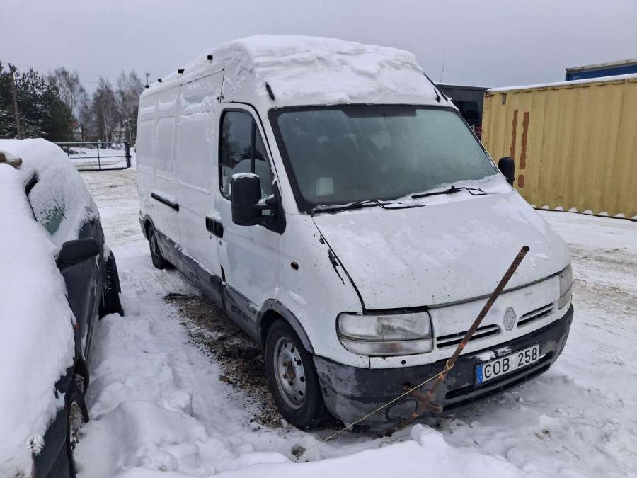 Белый Опель Movano 2001 в Вильнюс, объемом двигателя 2.80 л и пробегом 400 тыс. км за 690 €, фото 2 на AUTOMOTO.COM.LV