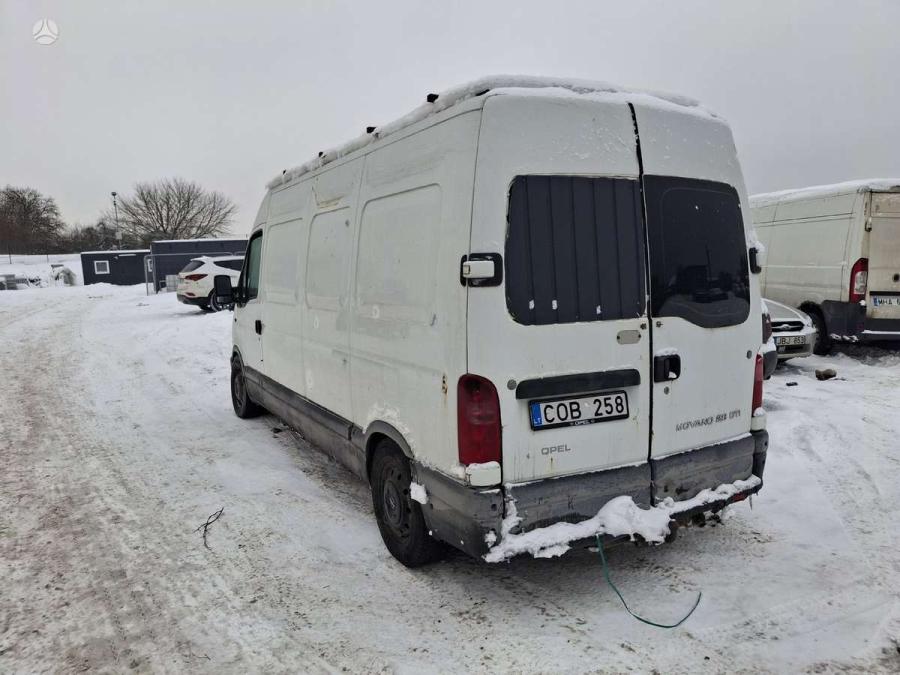 Белый Опель Movano 2001 в Вильнюс, объемом двигателя 2.80 л и пробегом 400 тыс. км за 690 €, фото 3 на AUTOMOTO.COM.LV
