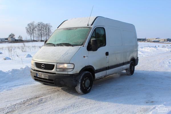 White Opel Movano 2003 in Kaunas, with an engine capacity of 2.20 L and mileage of 237 thousand km for 950 €, photo 1 on AUTOMOTO.COM.LV