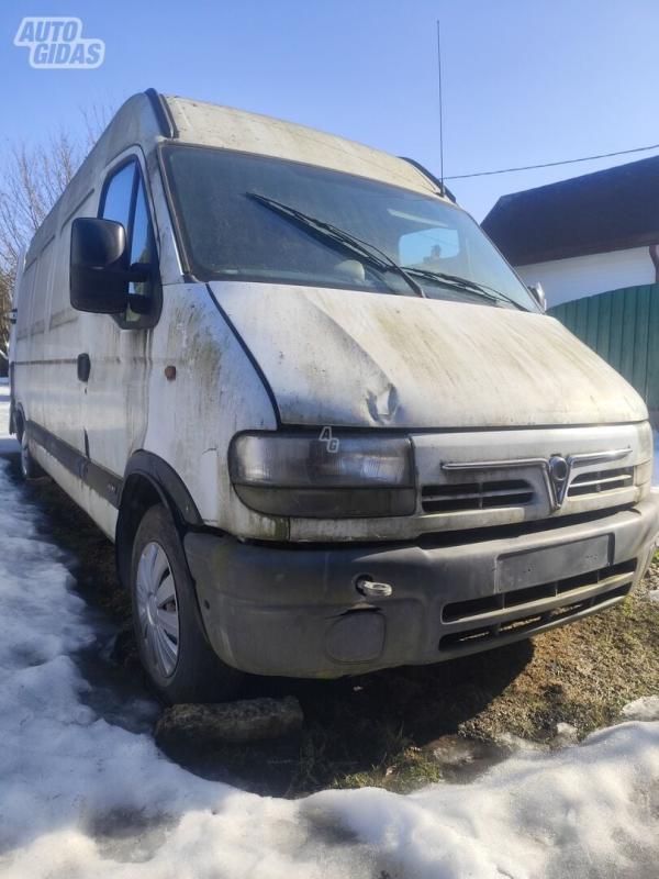 Белый Опель Movano 2003 в Вильнюс, объемом двигателя 2.20 л и пробегом 200 тыс. км за 550 €, фото 1 на AUTOMOTO.COM.LV