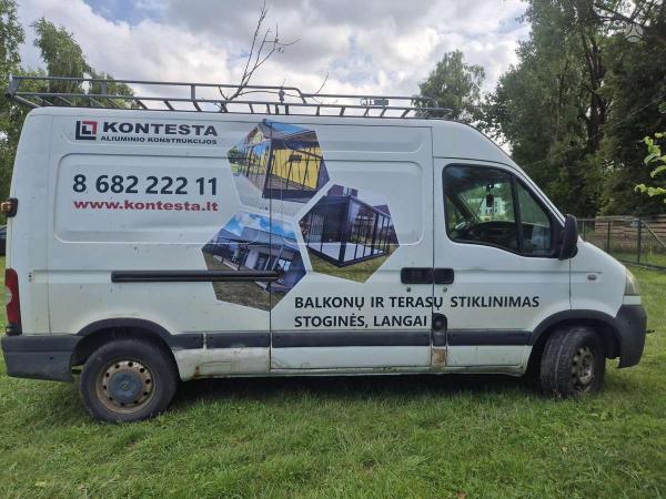 Белый Опель Movano 2008 в Вильнюс, объемом двигателя 2.46 л и пробегом 230 тыс. км за 620 €, фото 3 на AUTOMOTO.COM.LV
