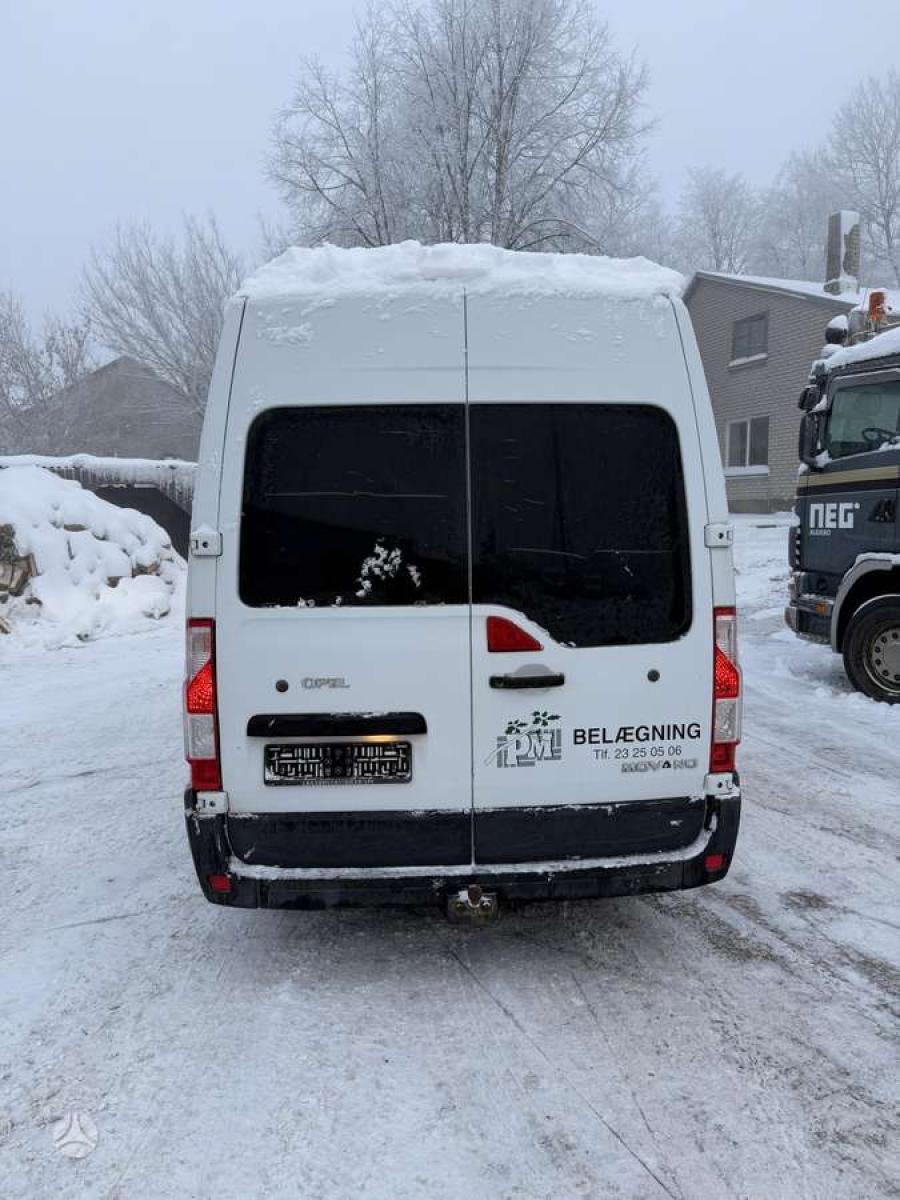 White Opel Movano 2011 in Taurage, with an engine capacity of 2.30 L and mileage of 183 thousand km for 4800 €, photo 4 on AUTOMOTO.COM.LV