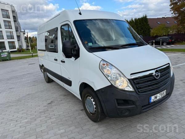 White Opel Movano 2011 in Riga, with an engine capacity of 2.30 L and mileage of 104 thousand km for 10500 €, photo 5 on AUTOMOTO.COM.LV