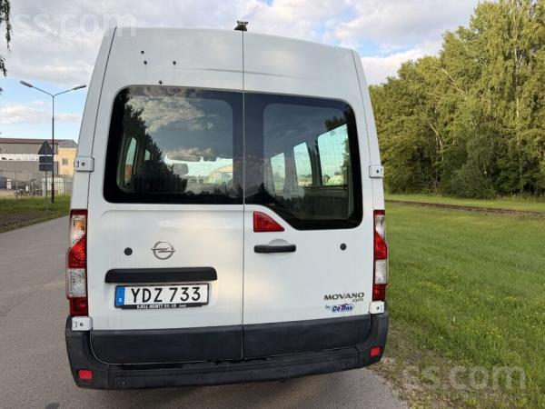 White Opel Movano 2016 in Jelgava, with an engine capacity of 2.30 L and mileage of 299 thousand km for 14500 €, photo 5 on AUTOMOTO.COM.LV