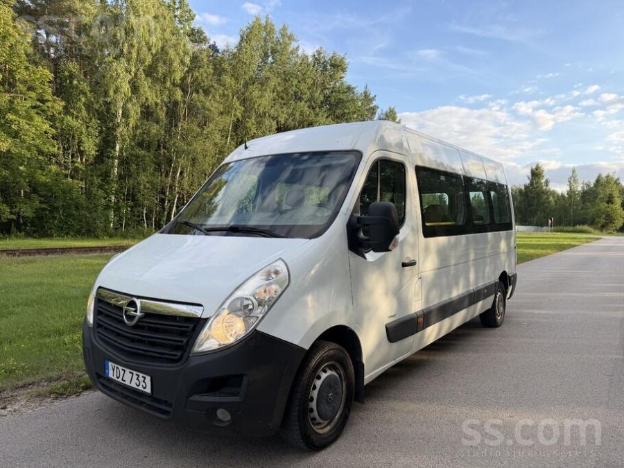 White Opel Movano 2016 in Jelgava, with an engine capacity of 2.30 L and mileage of 299 thousand km for 14500 €, photo 9 on AUTOMOTO.COM.LV
