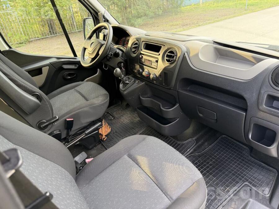 White Opel Movano 2016 in Jelgava, with an engine capacity of 2.30 L and mileage of 299 thousand km for 14500 €, photo 12 on AUTOMOTO.COM.LV