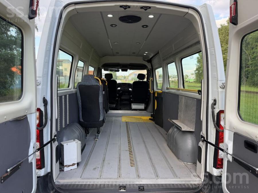 White Opel Movano 2016 in Jelgava, with an engine capacity of 2.30 L and mileage of 299 thousand km for 14500 €, photo 20 on AUTOMOTO.COM.LV