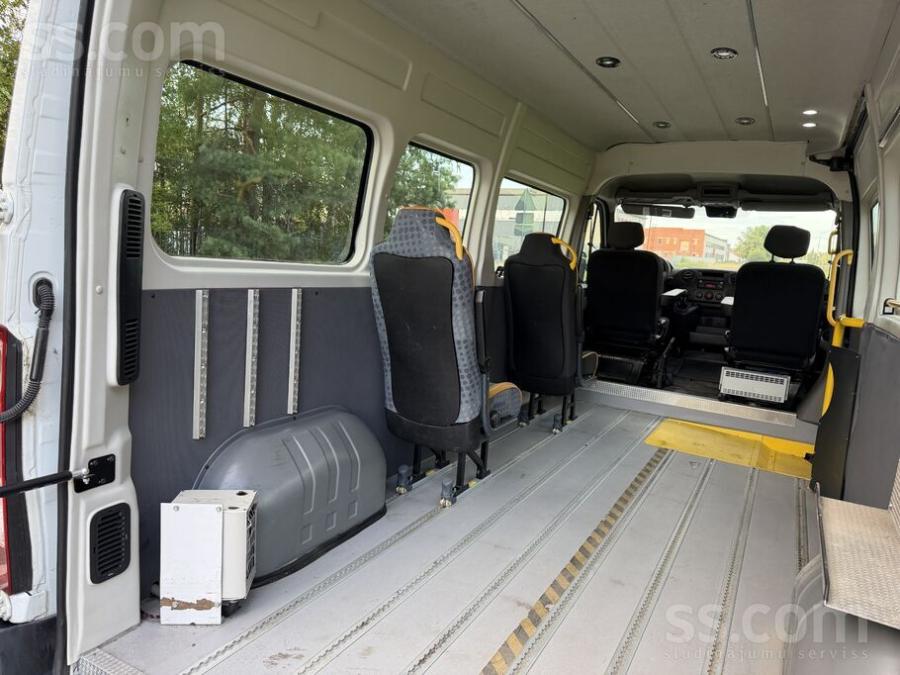 White Opel Movano 2016 in Jelgava, with an engine capacity of 2.30 L and mileage of 299 thousand km for 14500 €, photo 21 on AUTOMOTO.COM.LV