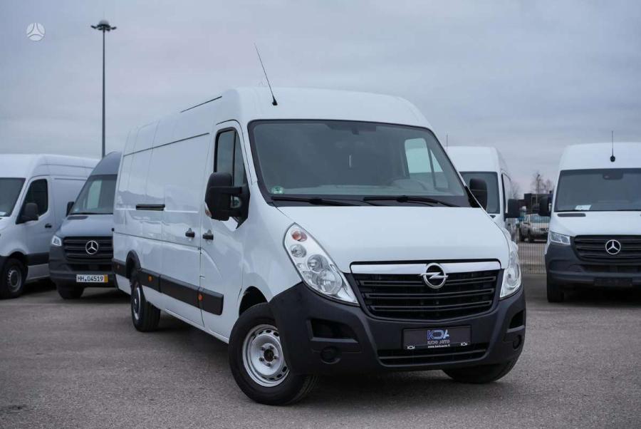 White Opel Movano 2017 in Marijampole, with an engine capacity of 2.30 L and mileage of 413 thousand km for 9950 €, photo 2 on AUTOMOTO.COM.LV