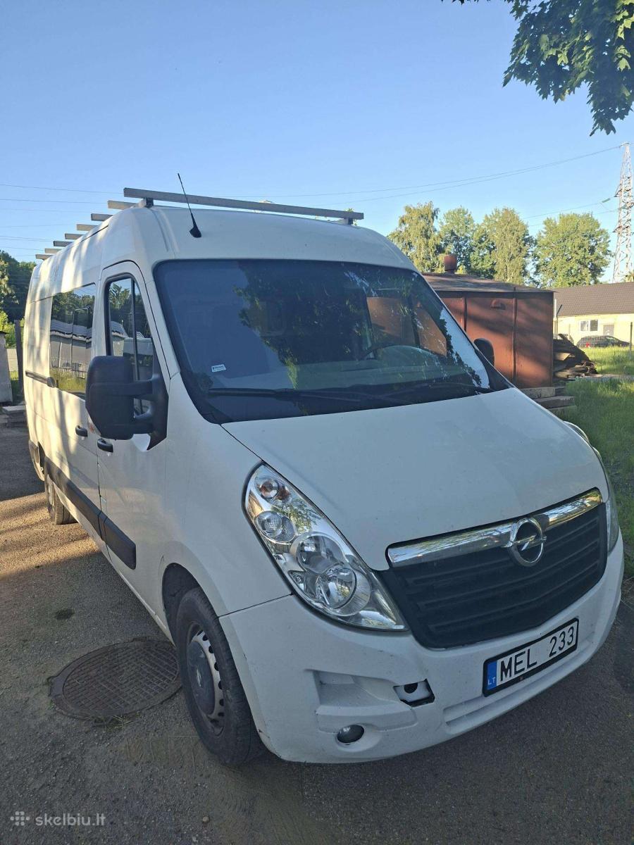Balts Opel Movano 2017 Šauļi, ar dzinēja tilpumu 2.30 L un nobraukumu 465 tūkst. km par 5650 €, foto 1 vietnē AUTOMOTO.COM.LV