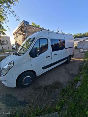 Balts Opel Movano 2017 Šauļi, ar dzinēja tilpumu 2.30 L un nobraukumu 465 tūkst. km par 5650 €, foto 3 vietnē AUTOMOTO.COM.LV