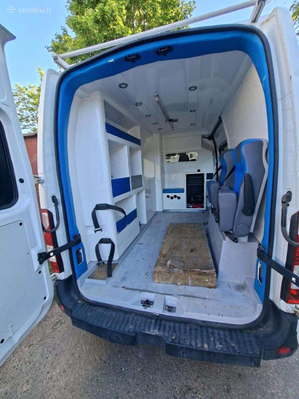 Balts Opel Movano 2017 Šauļi, ar dzinēja tilpumu 2.30 L un nobraukumu 465 tūkst. km par 5650 €, foto 7 vietnē AUTOMOTO.COM.LV