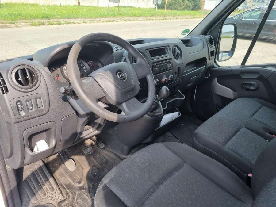 White Opel Movano 2018 in Siauliai, with an engine capacity of 2.30 L and mileage of 434 thousand km for 9800 €, photo 18 on AUTOMOTO.COM.LV