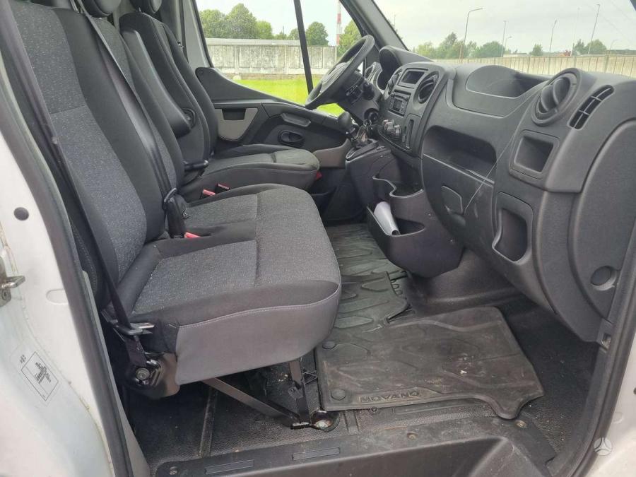 White Opel Movano 2018 in Siauliai, with an engine capacity of 2.30 L and mileage of 434 thousand km for 9800 €, photo 24 on AUTOMOTO.COM.LV