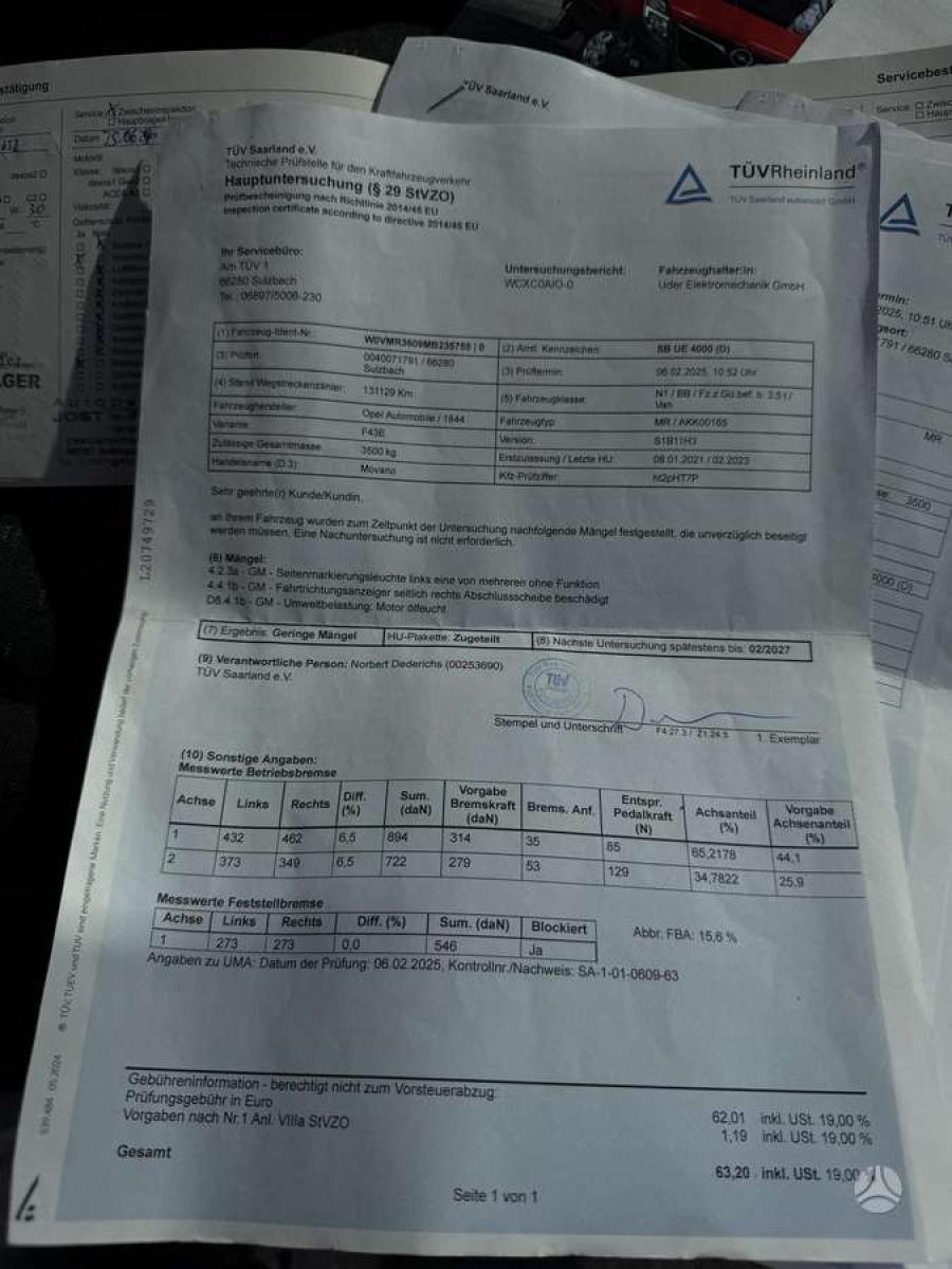 Balts Opel Movano 2021 Marijampole, ar dzinēja tilpumu 2.30 L un nobraukumu 184 tūkst. km par 11550 €, foto 29 vietnē AUTOMOTO.COM.LV