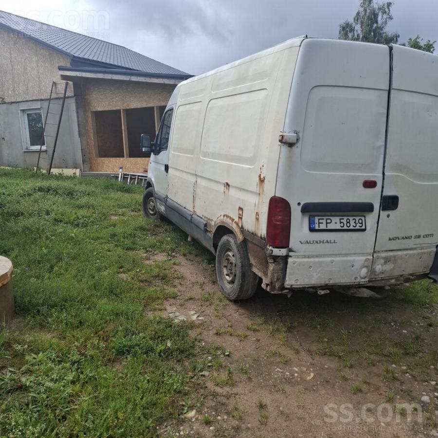 Белый Опель Movano 1999 в Резекне, объемом двигателя 2.50 л и пробегом 497 тыс. км за 500 €, фото 4 на AUTOMOTO.COM.LV