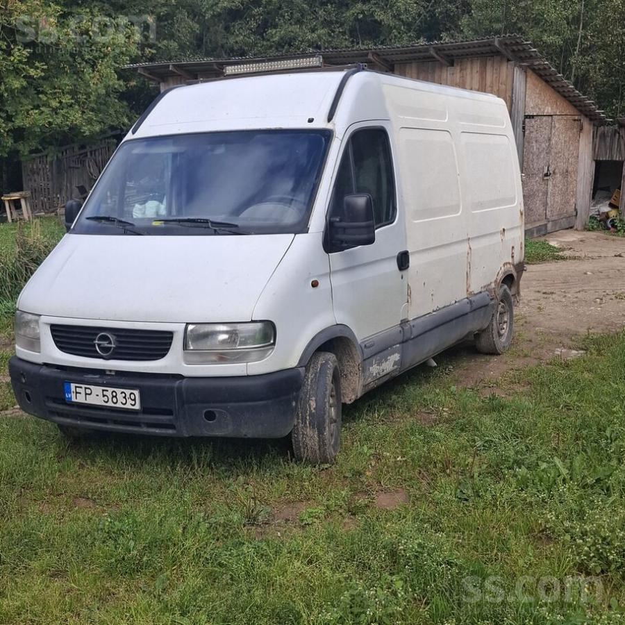 Белый Опель Movano 1999 в Резекне, объемом двигателя 2.50 л и пробегом 497 тыс. км за 500 €, фото 5 на AUTOMOTO.COM.LV